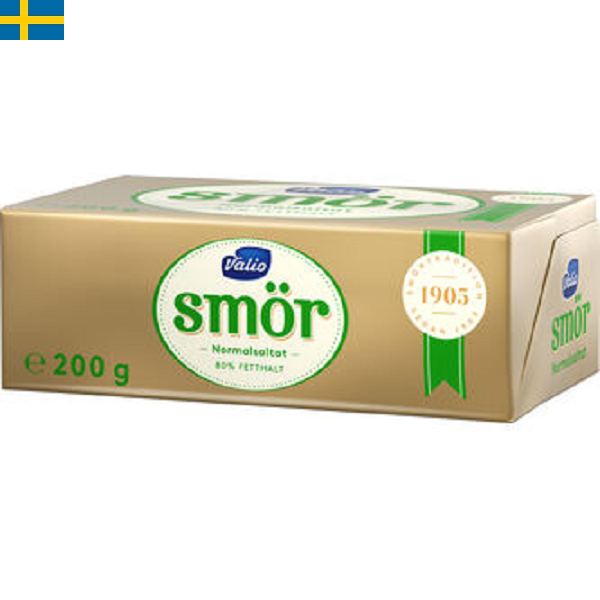 Valio Butter Unsalted 80% 200g – Nordicfood