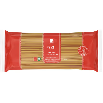 Garant Fullkorn Spaghetti Pasta 1kg – Nordicfood
